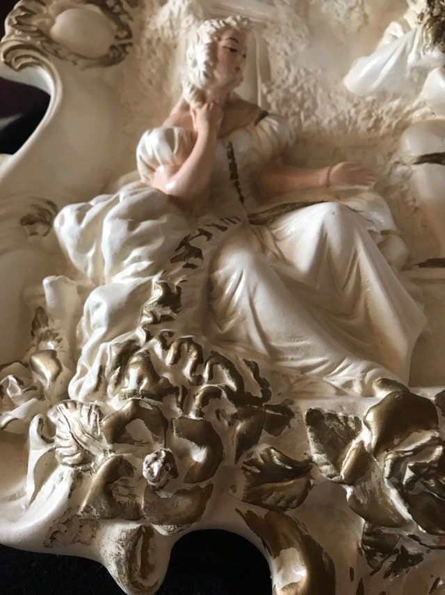 Elizabethan Era Chalkware Wall Decor Wall Plaque Wall Hanging | Etsy