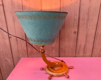 Ship Wheel Lamp - Etsy