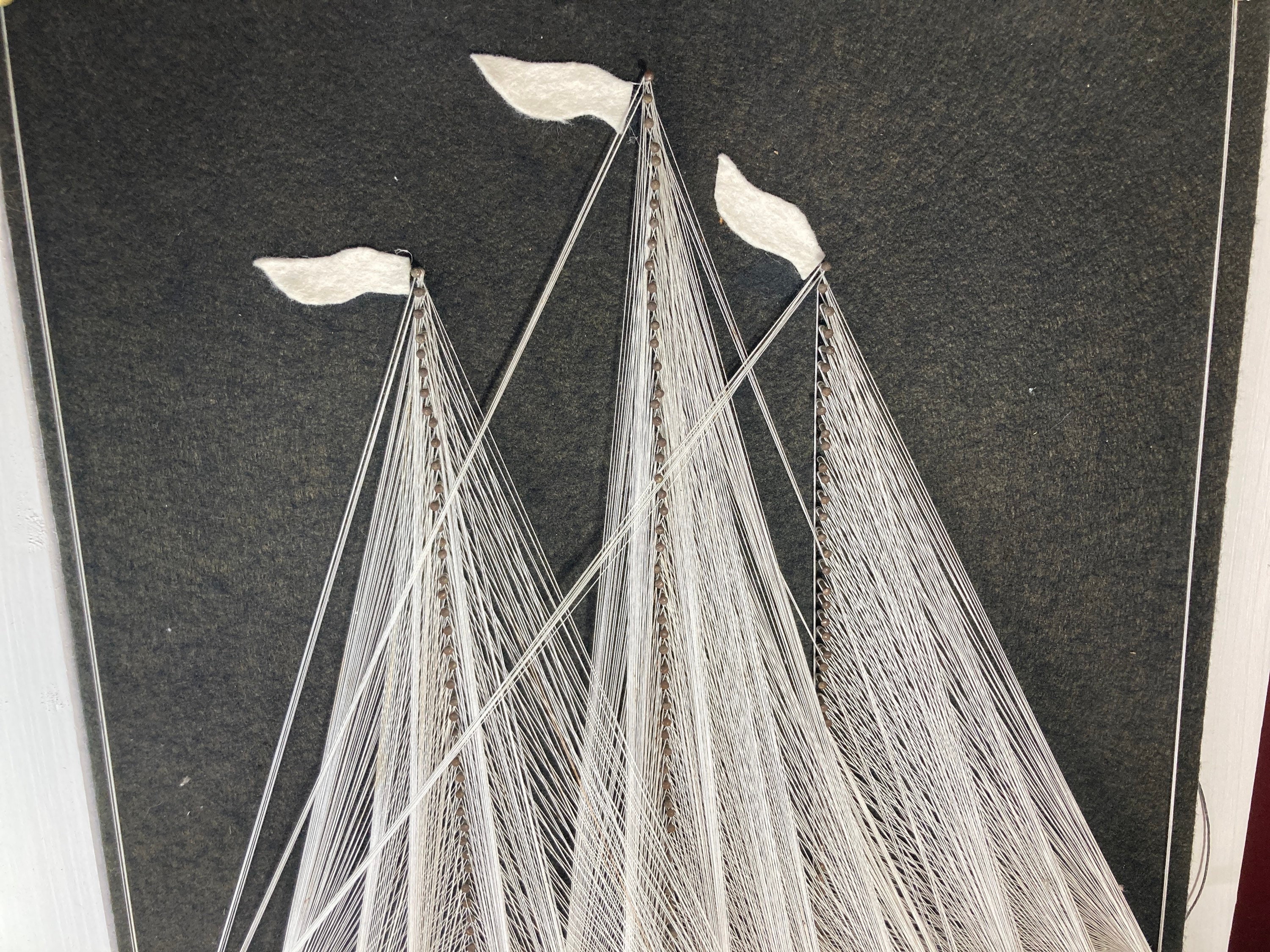 Ship String Art Nautical Retro Sea Transportation Art - Etsy