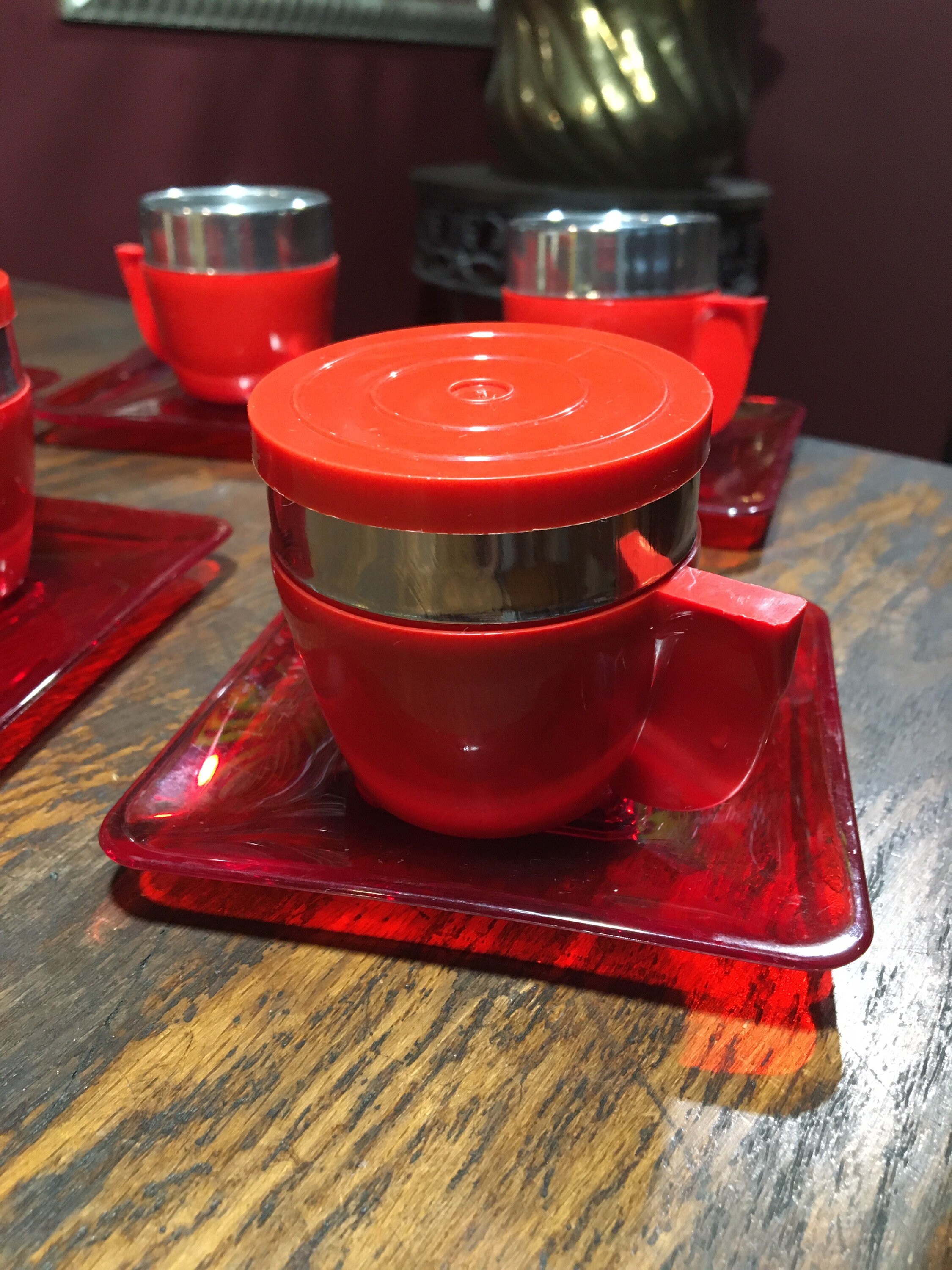 Espresso Cups and Saucers Inoxriv OMADA Made in Italy - Etsy