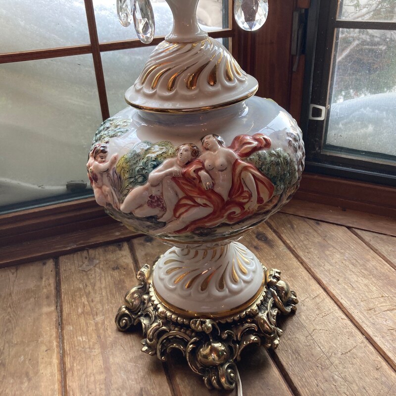Capodimonte Lamp - Etsy