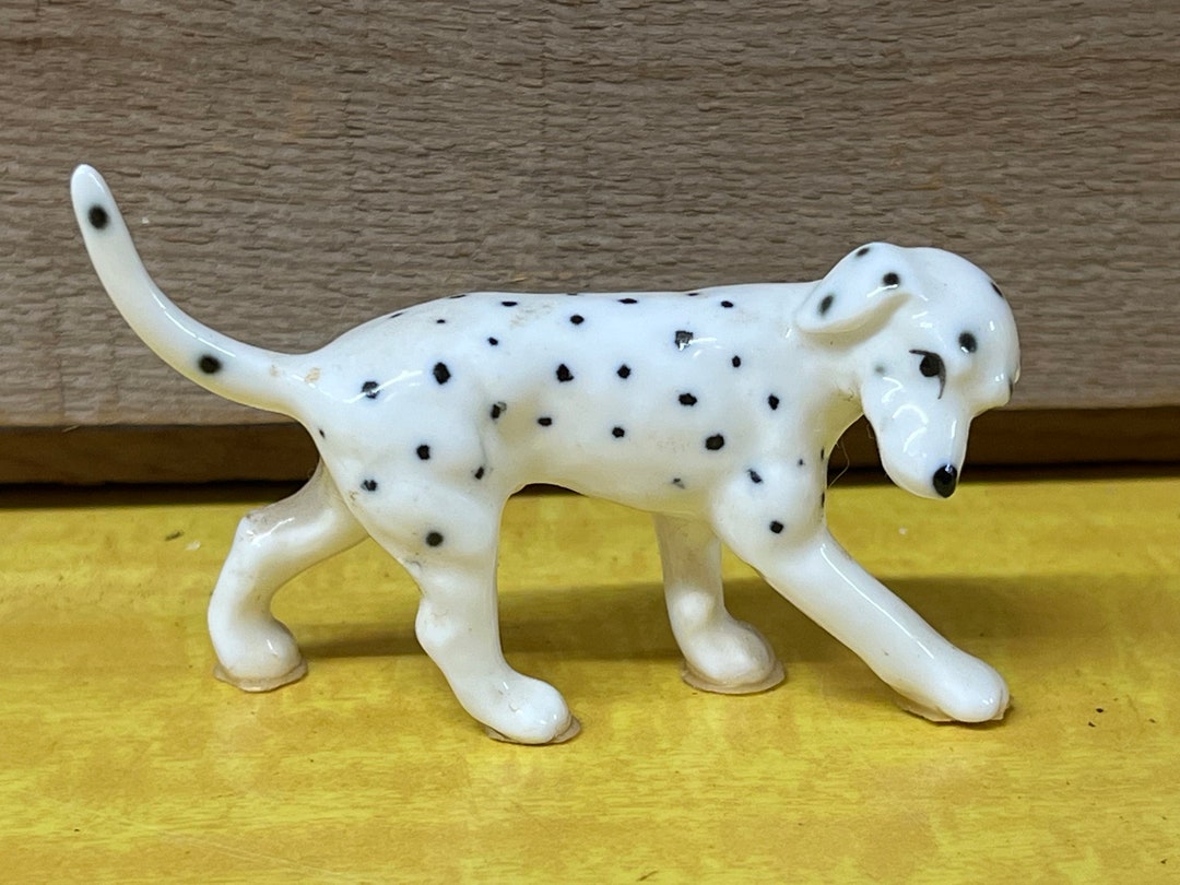 Dalmatian Dog Collectibles Porcelain Mini Figurine Vintage Statue ...