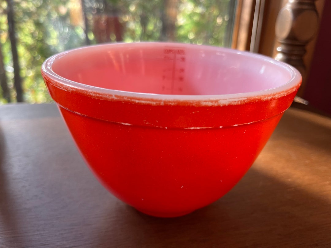 Measuring Bowl Mckee Glasbake Mixing Bowl Graduated Measurement Primary ...