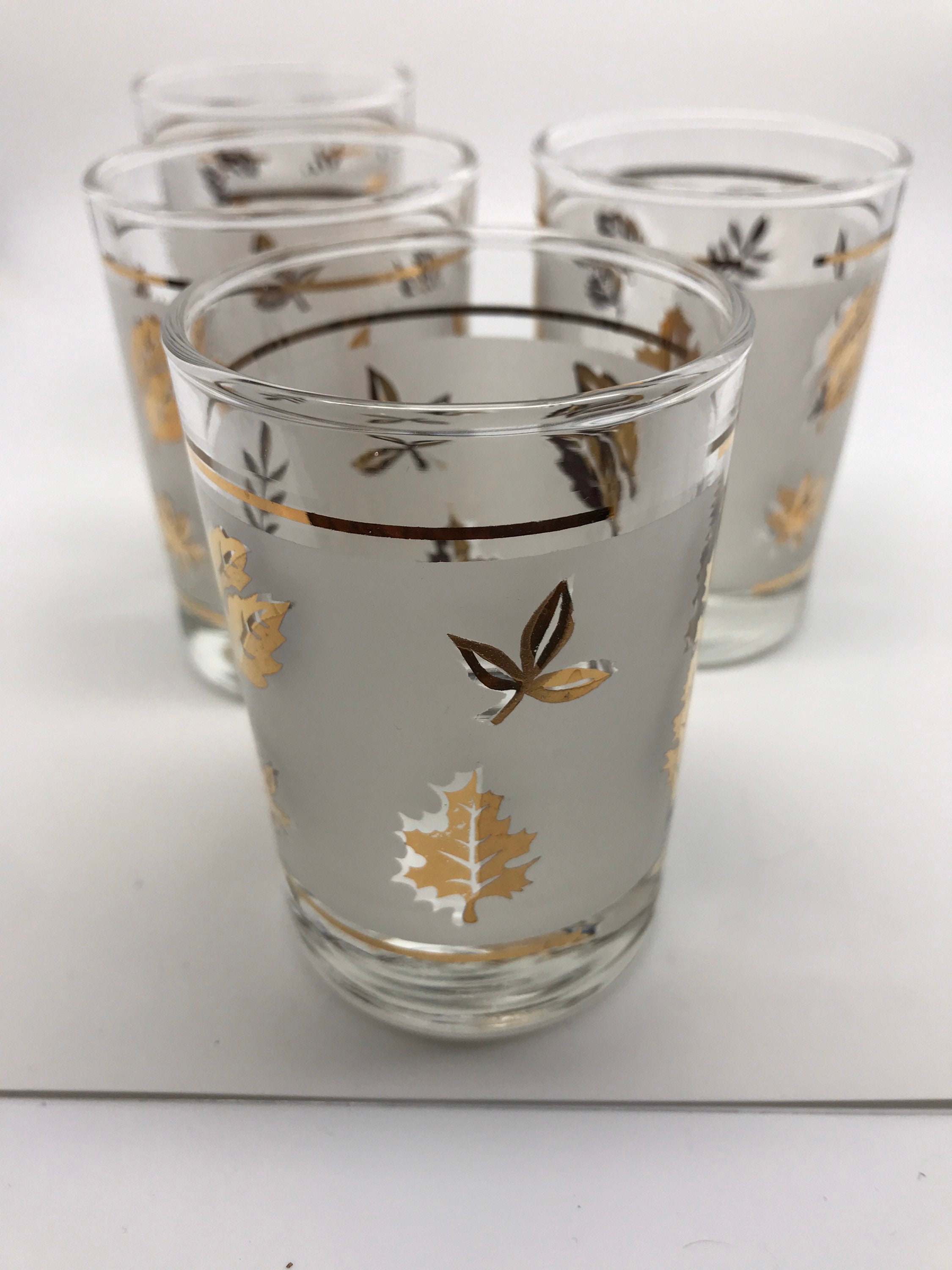 Martini & Cocktail Glasses 19 Piece Set. Mid Century Libby Glass ...