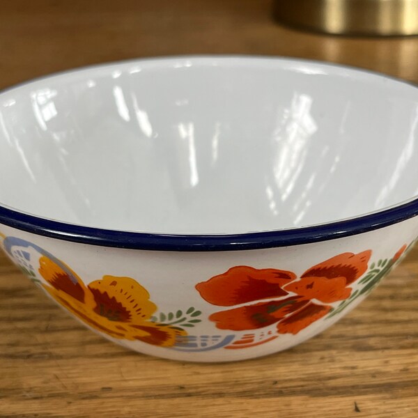 Enamelware Bowl - Etsy
