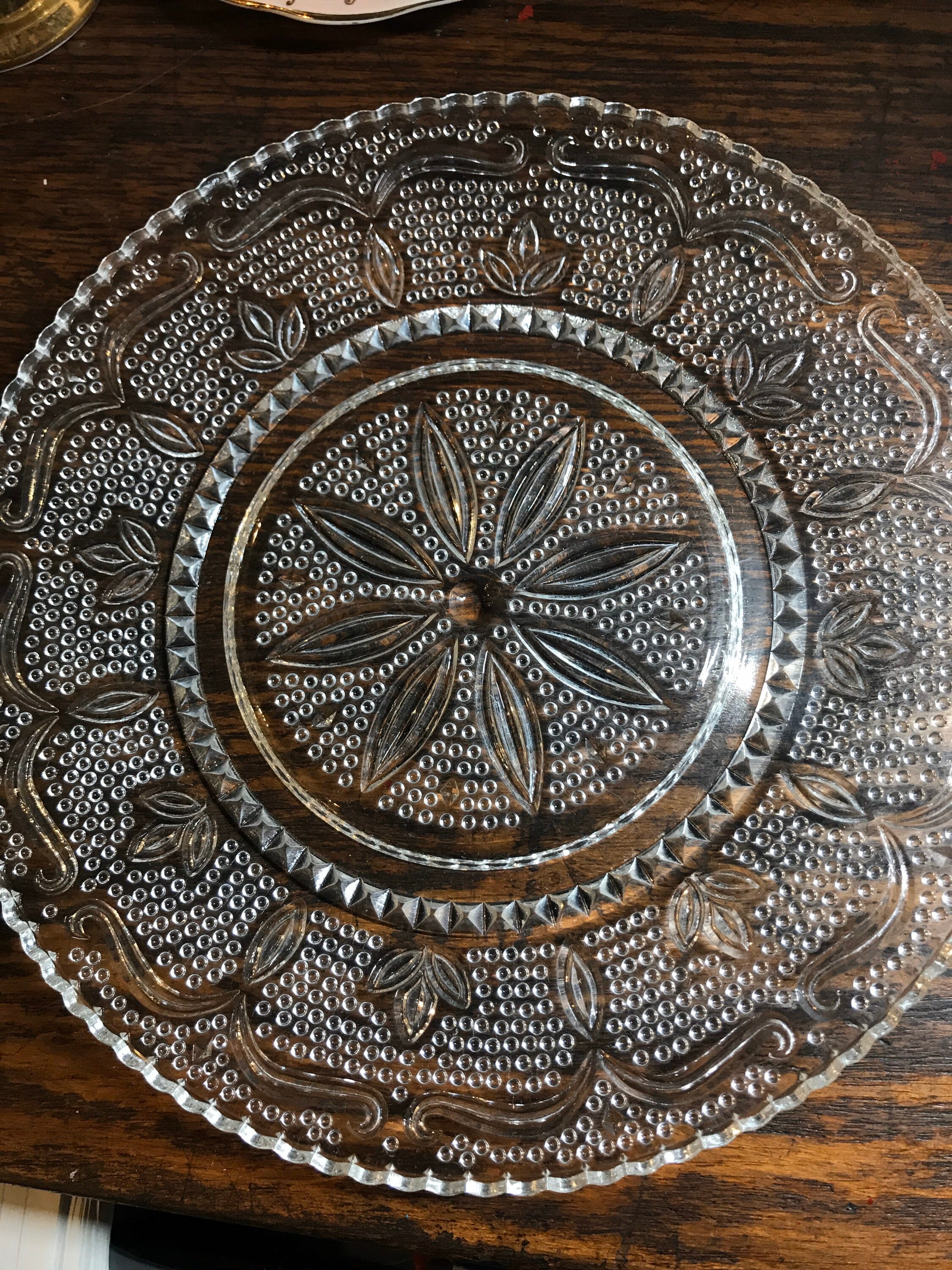 Federal Glass Heritage Glass Pattern Set 4 Vintage Glass - Etsy