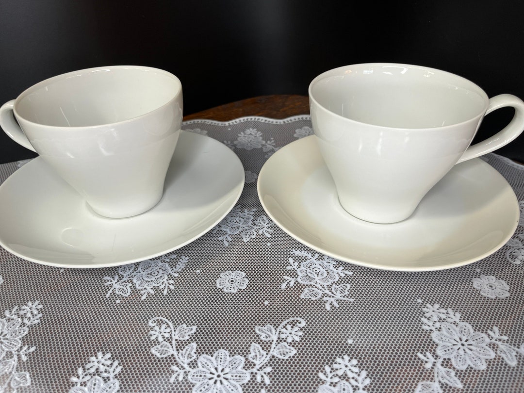Tea Cup and Saucer Set of 2 Mikasa Japan Vintage Fine China Accent ...