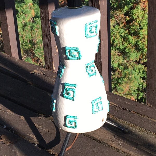 Turquoise Table Lamp - Etsy