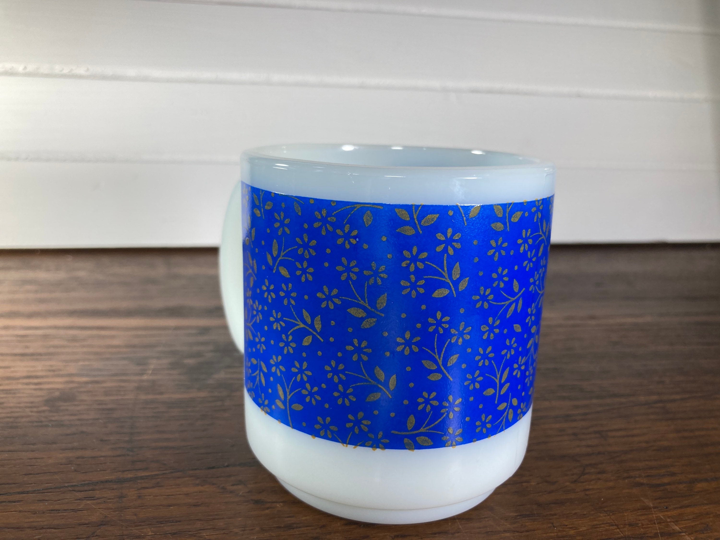 Mug Milk Glass Termocrisa Stackable Mug Coffee Mug Mexico - Etsy