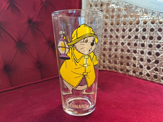 Glass Walt Disney the Rescuers Bernard Mouse Glass Disney - Etsy