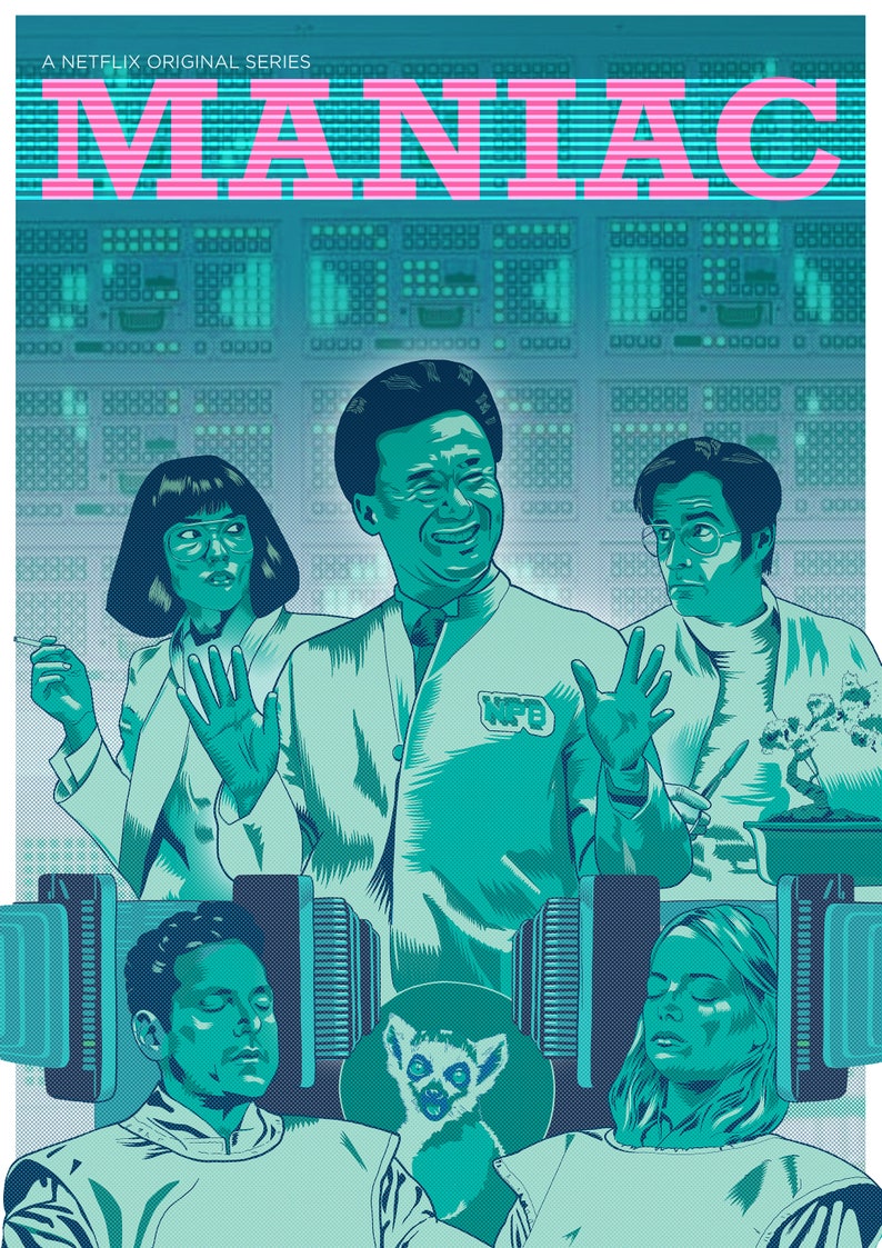 Maniac Netflix TV Show Poster - Etsy