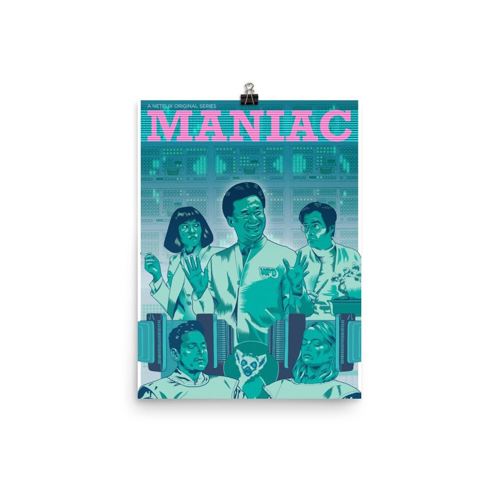 Maniac Netflix TV Show Poster - Etsy