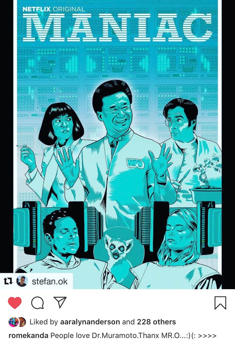 Maniac Netflix TV Show Poster - Etsy