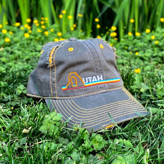 Retro Utah Sunset Baseball Hat / Dad Hat | Etsy