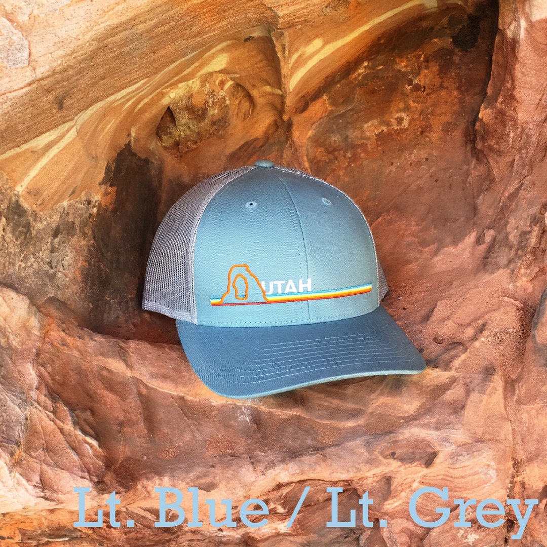 Retro Utah Sunset Trucker Hat - Etsy