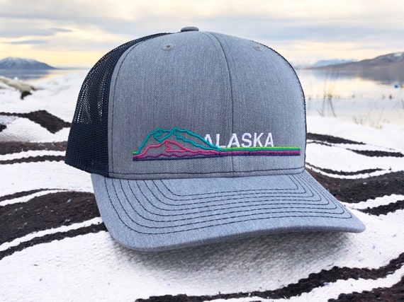 Retro Alaska Trucker Hat | Etsy