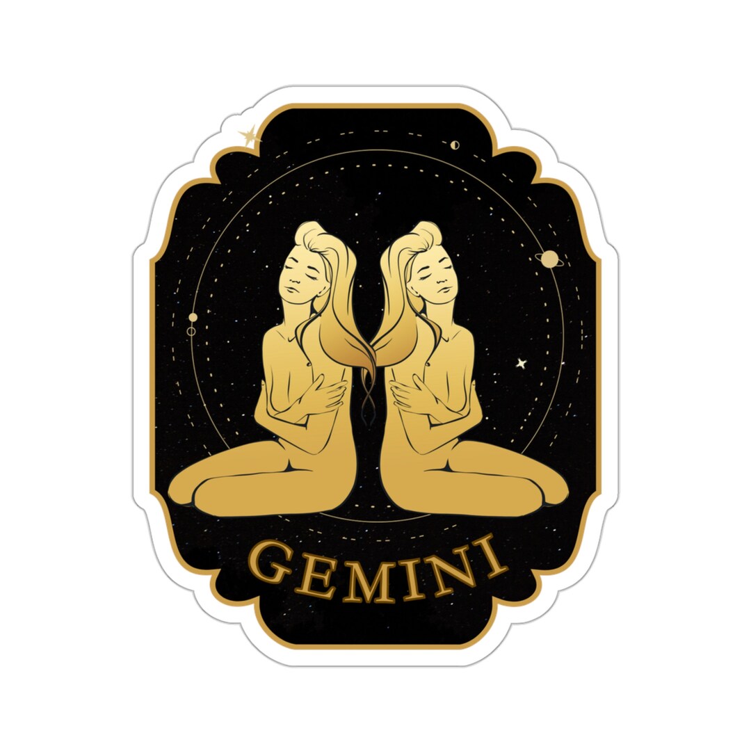Zodiac Stickers, Gemini Gift, Zodiac Sticker, Gemini Sticker, Sticker ...
