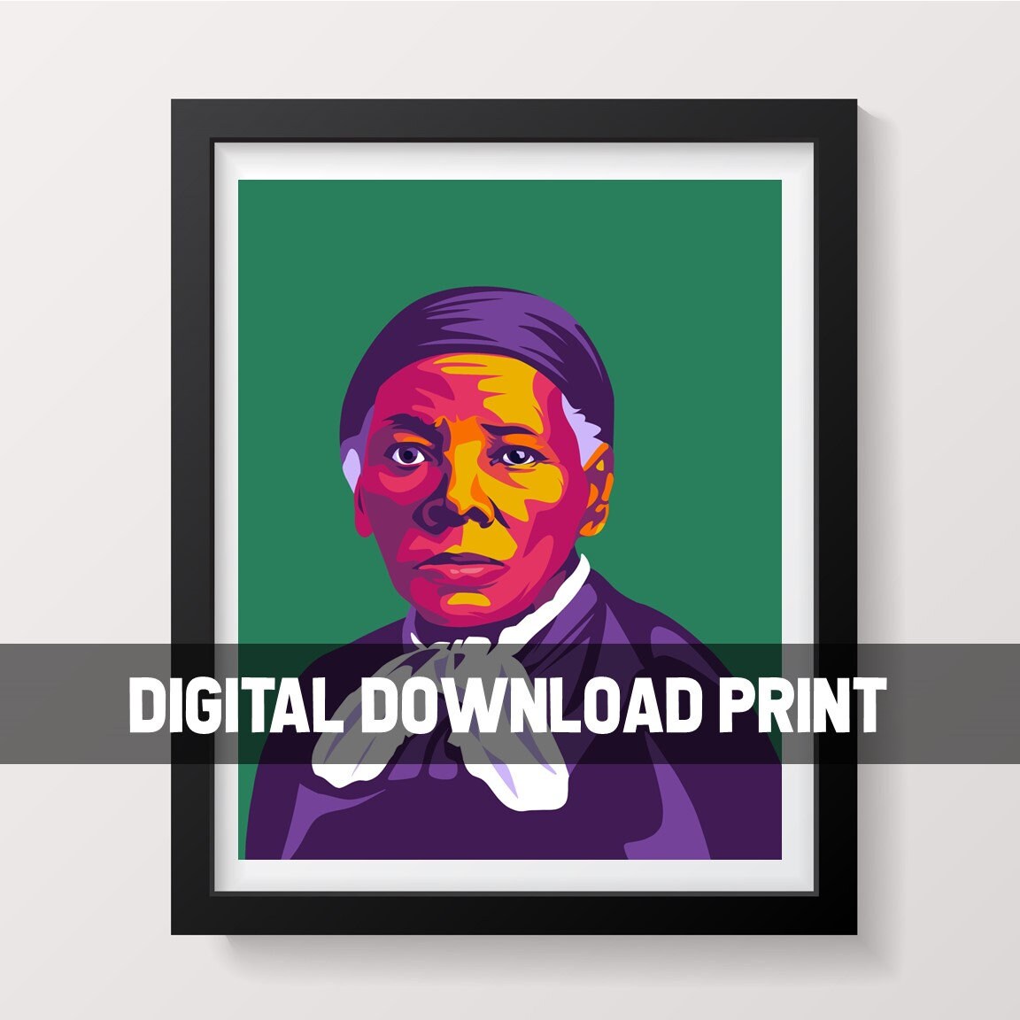 Harriet Tubman Poster, Wall Art, Poster, Wall Art Decor, Feminist Print ...