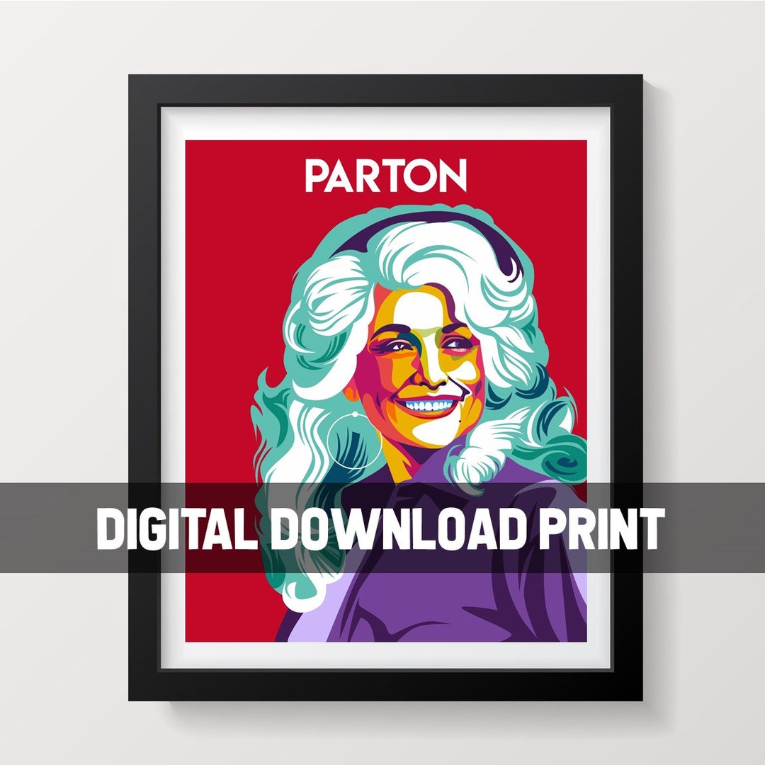 Dolly Parton Poster, Famous Women Poster, Wall Art Decor, Feminist ...