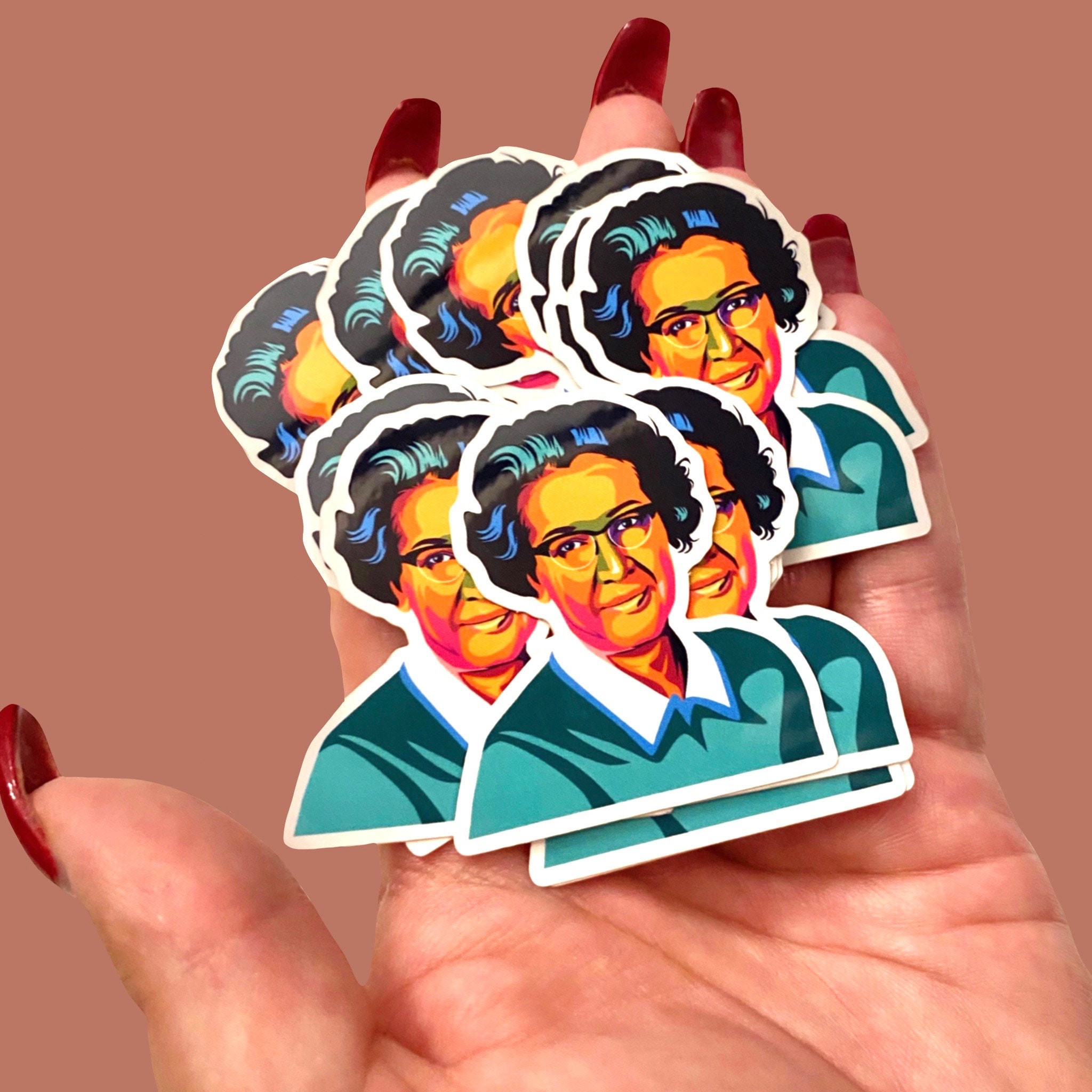 Katherine Johnson Sticker, Science Sticker, Feminist Sticker, Water ...