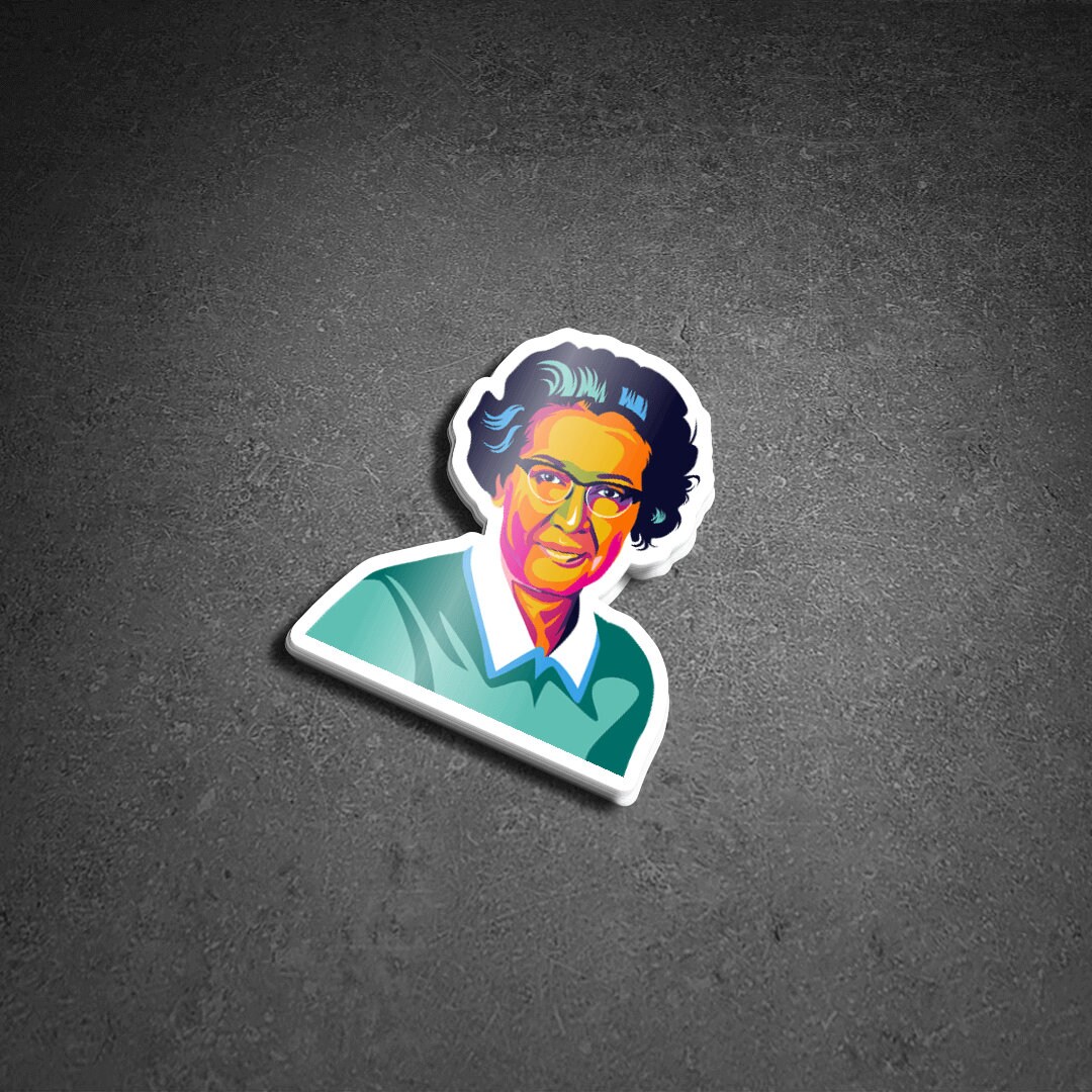 Katherine Johnson Sticker, Science Sticker, Feminist Sticker, Water ...
