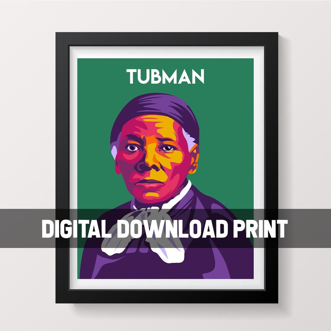 Harriet Tubman Poster, Wall Art, Poster, Wall Art Decor, Feminist Print ...