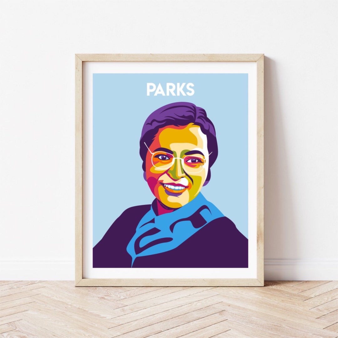 Rosa Parks Poster, Famous Women Poster, Wall Art Decor, Feminist Print ...