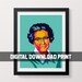 Katherine Johnson Poster, Science Poster, Wall Art Decor, Feminist ...