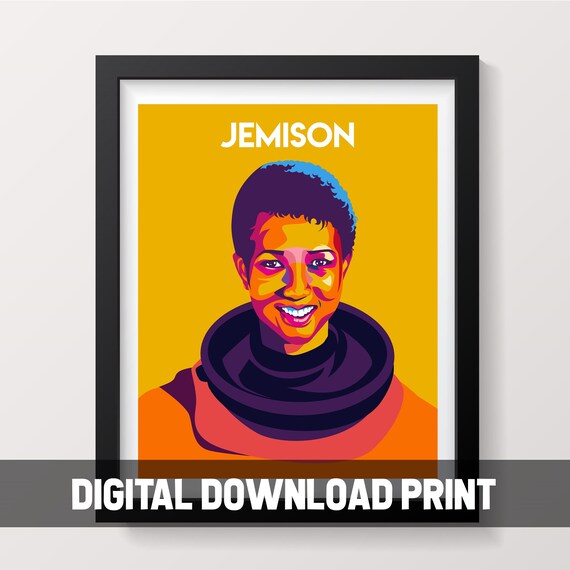 Mae C. Jemison Poster Science Poster Wall Art Decor - Etsy India