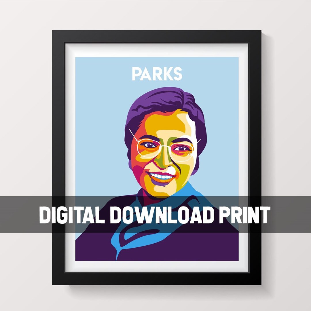 Rosa Parks Poster, Famous Women Poster, Wall Art Decor, Feminist Print ...