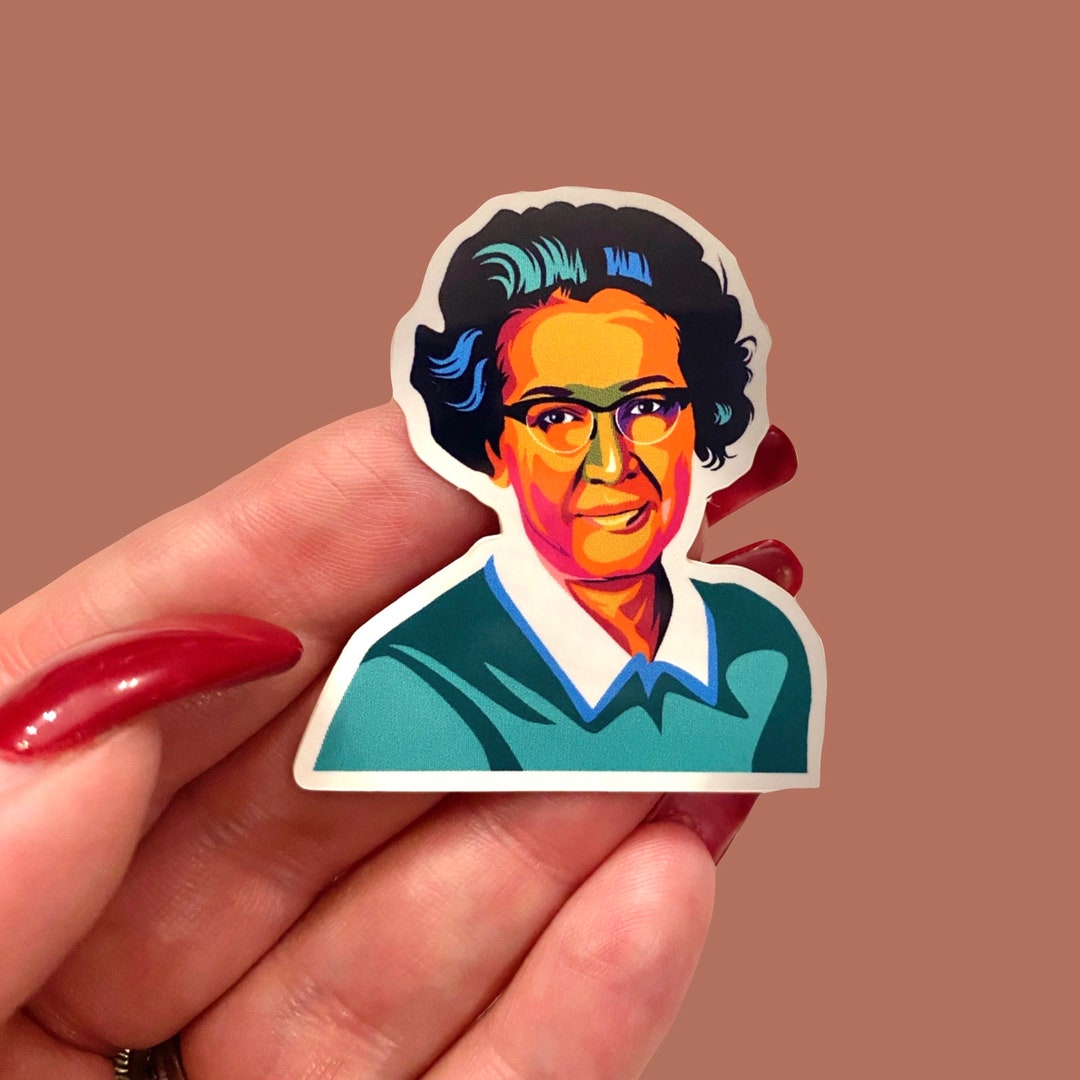 Katherine Johnson Sticker, Science Sticker, Feminist Sticker, Water ...