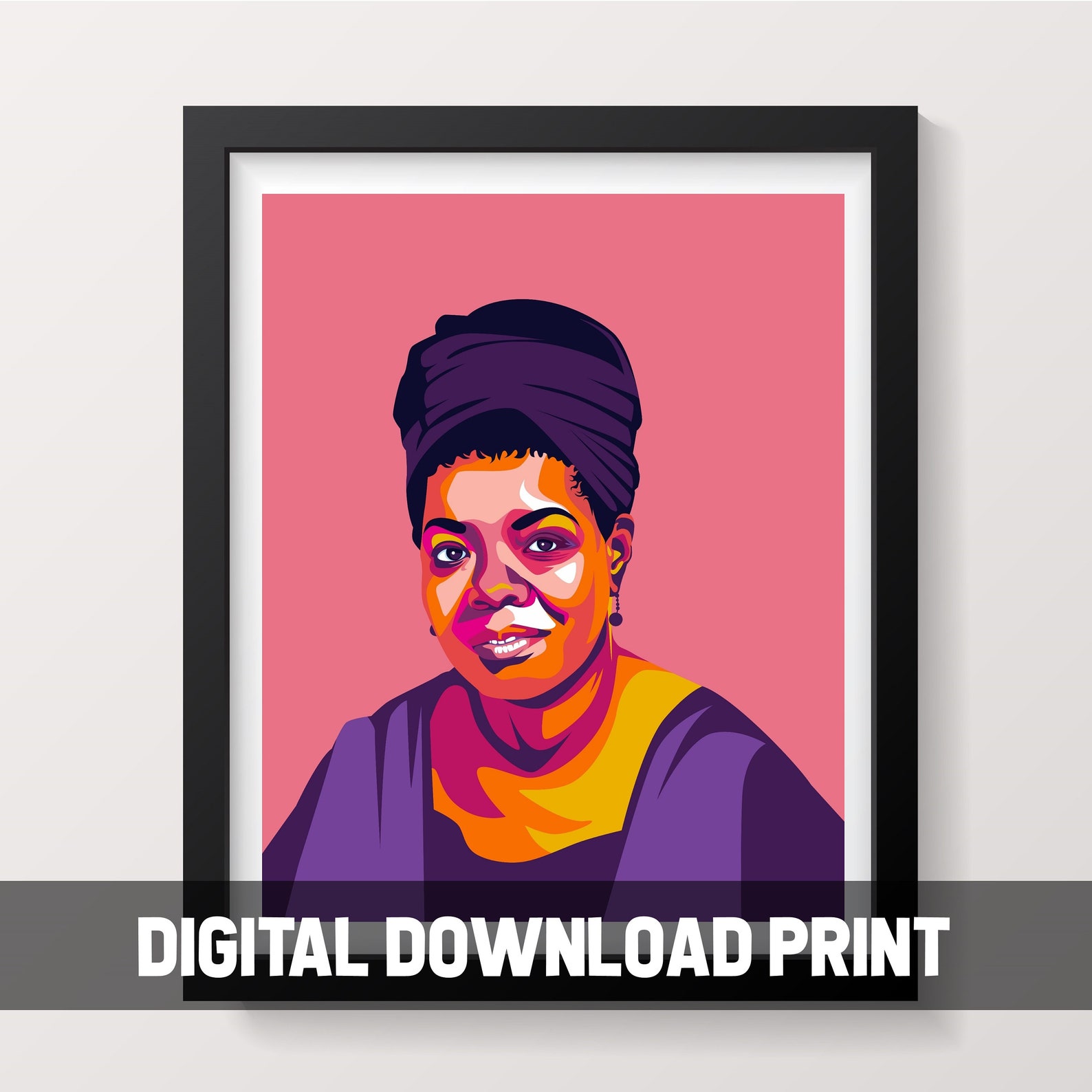 Maya Angelou Poster Famous Women Poster Wall Art Decor | Etsy