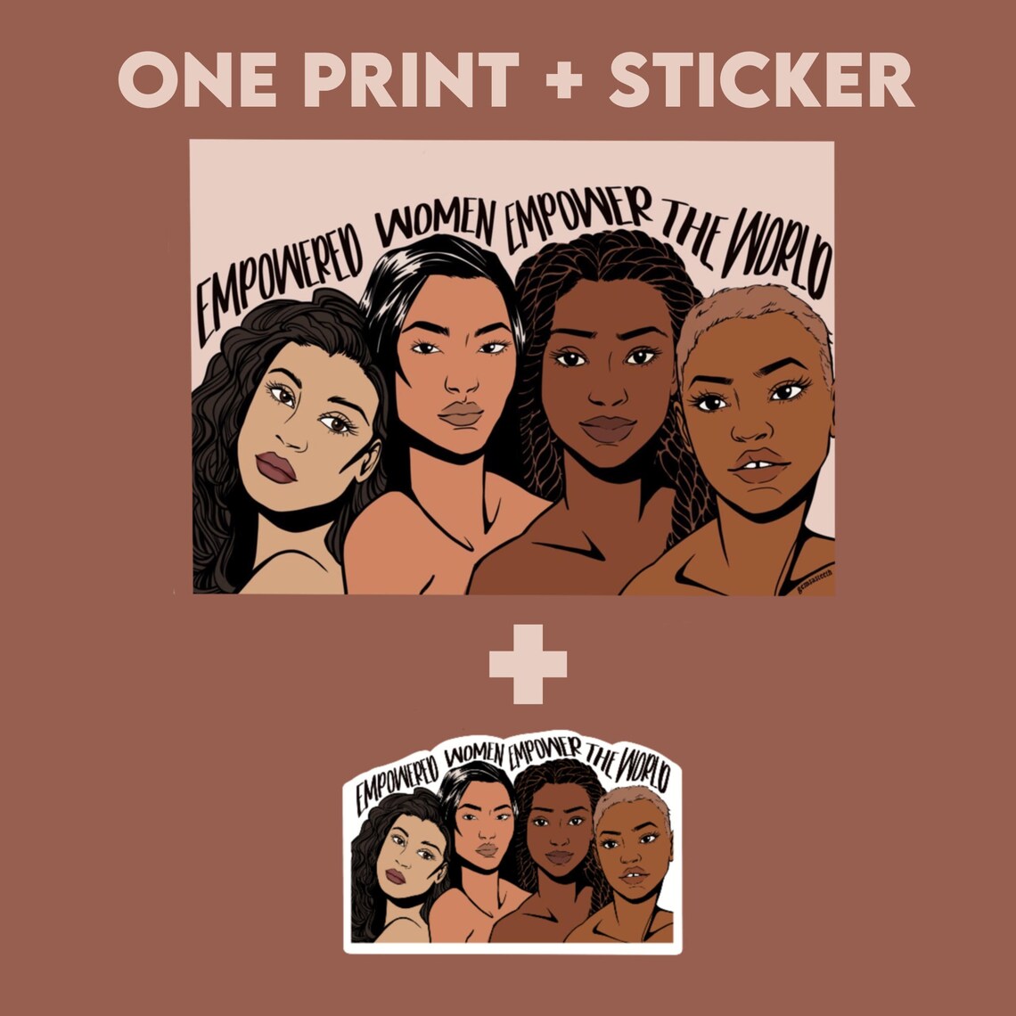 Empowered Women Empower Women Poster Girl Power Poster Wall - Etsy