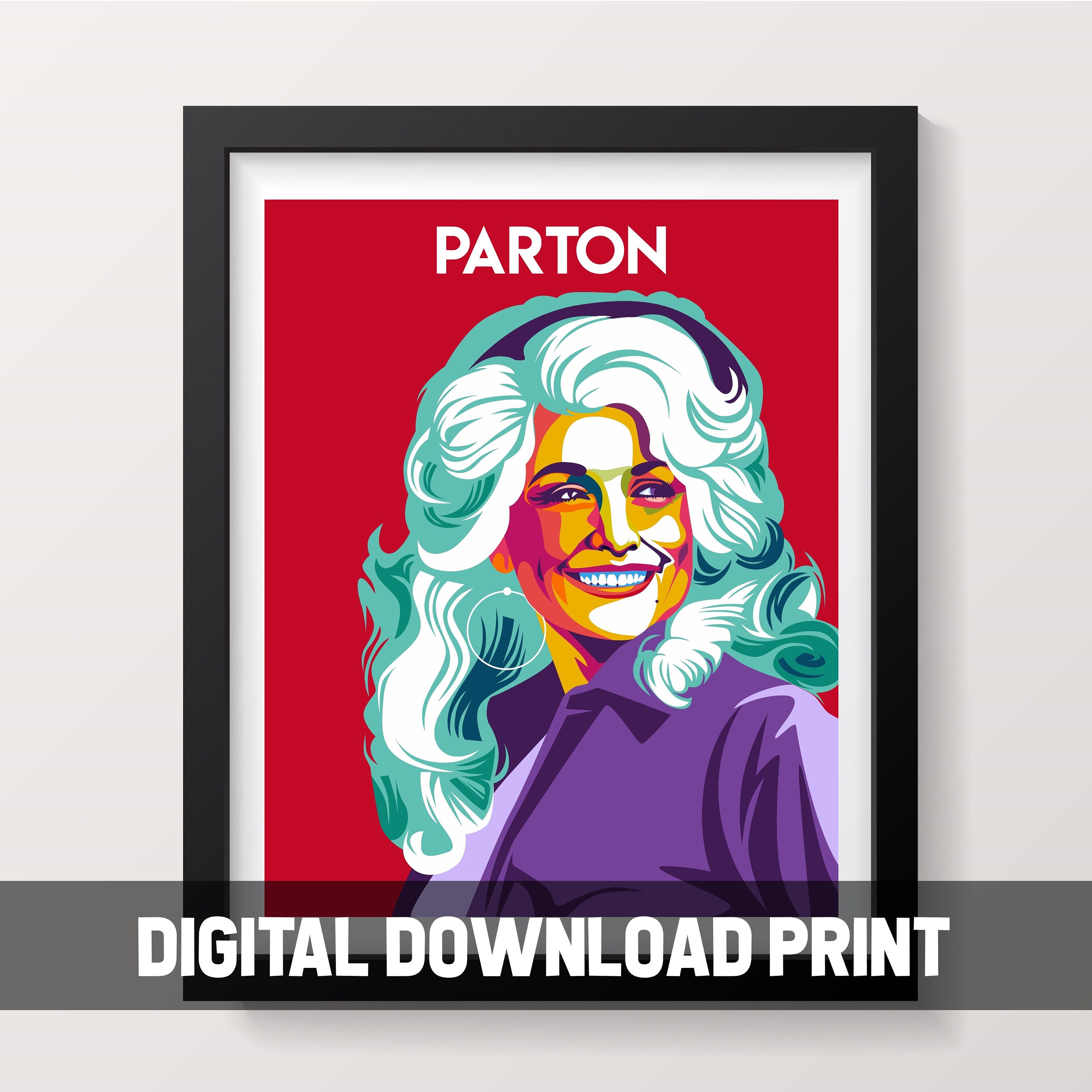 Dolly Parton Poster Famous Women Poster Wall Art Decor | Etsy
