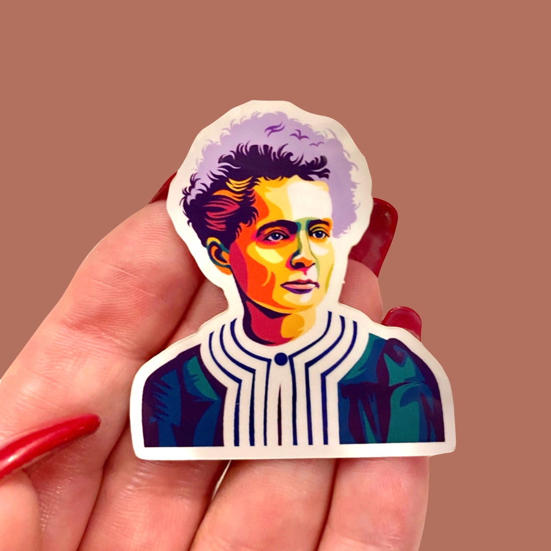 Marie Curie Sticker Science Sticker Girl Power Sticker - Etsy