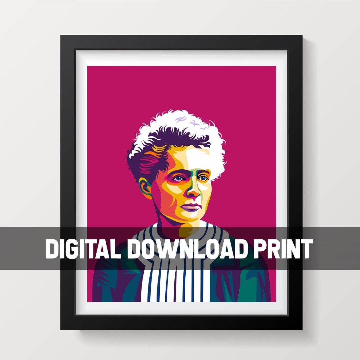 Marie Curie Poster Science Poster Wall Art Decor Feminist - Etsy