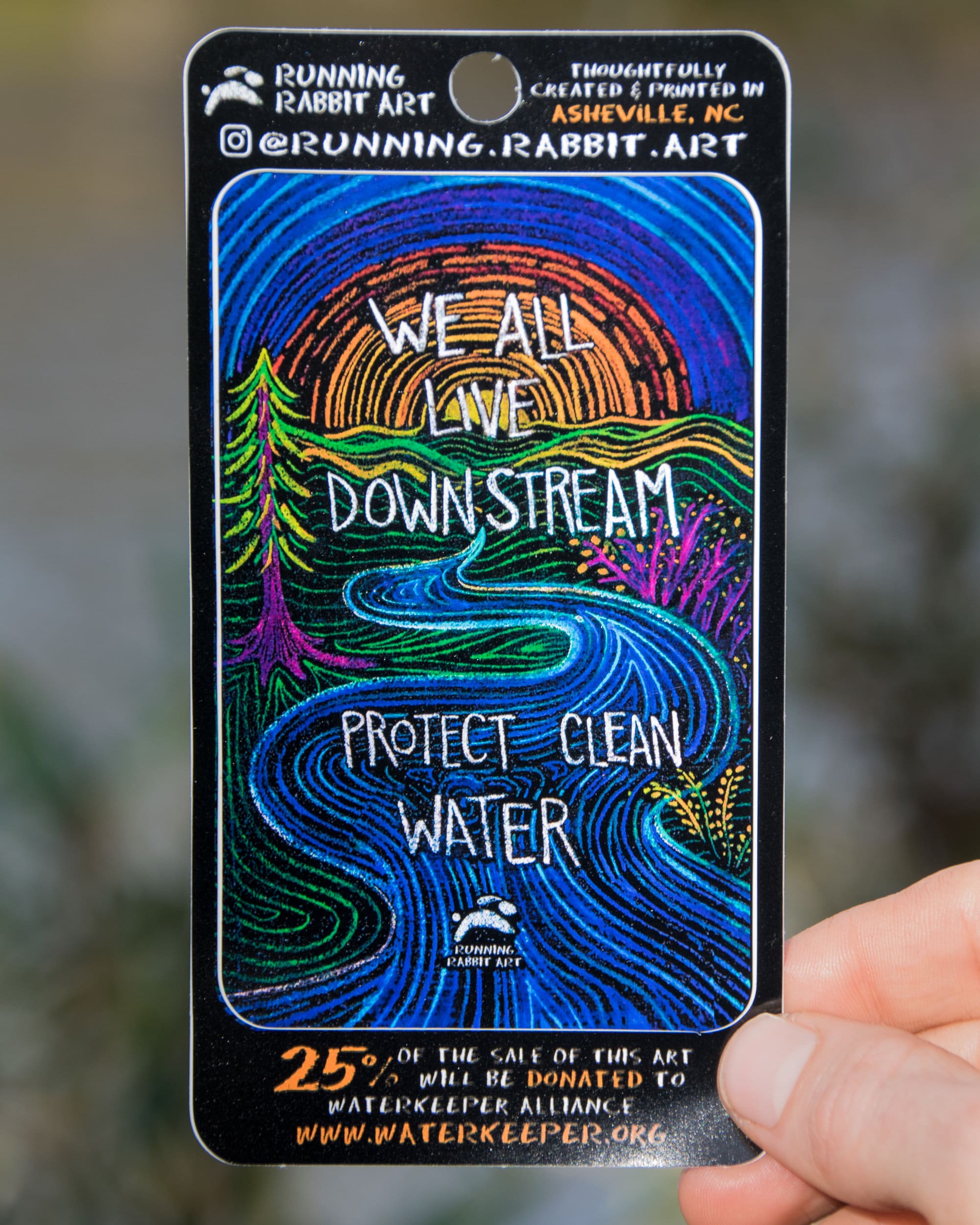We All Live Downstream Vinyl Sticker Protect Clean Water - Etsy