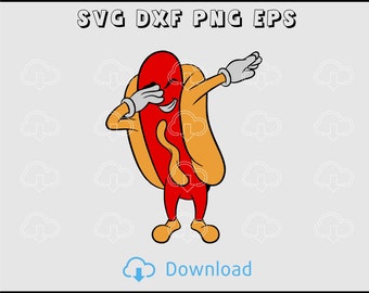 Hot dog svg | Etsy