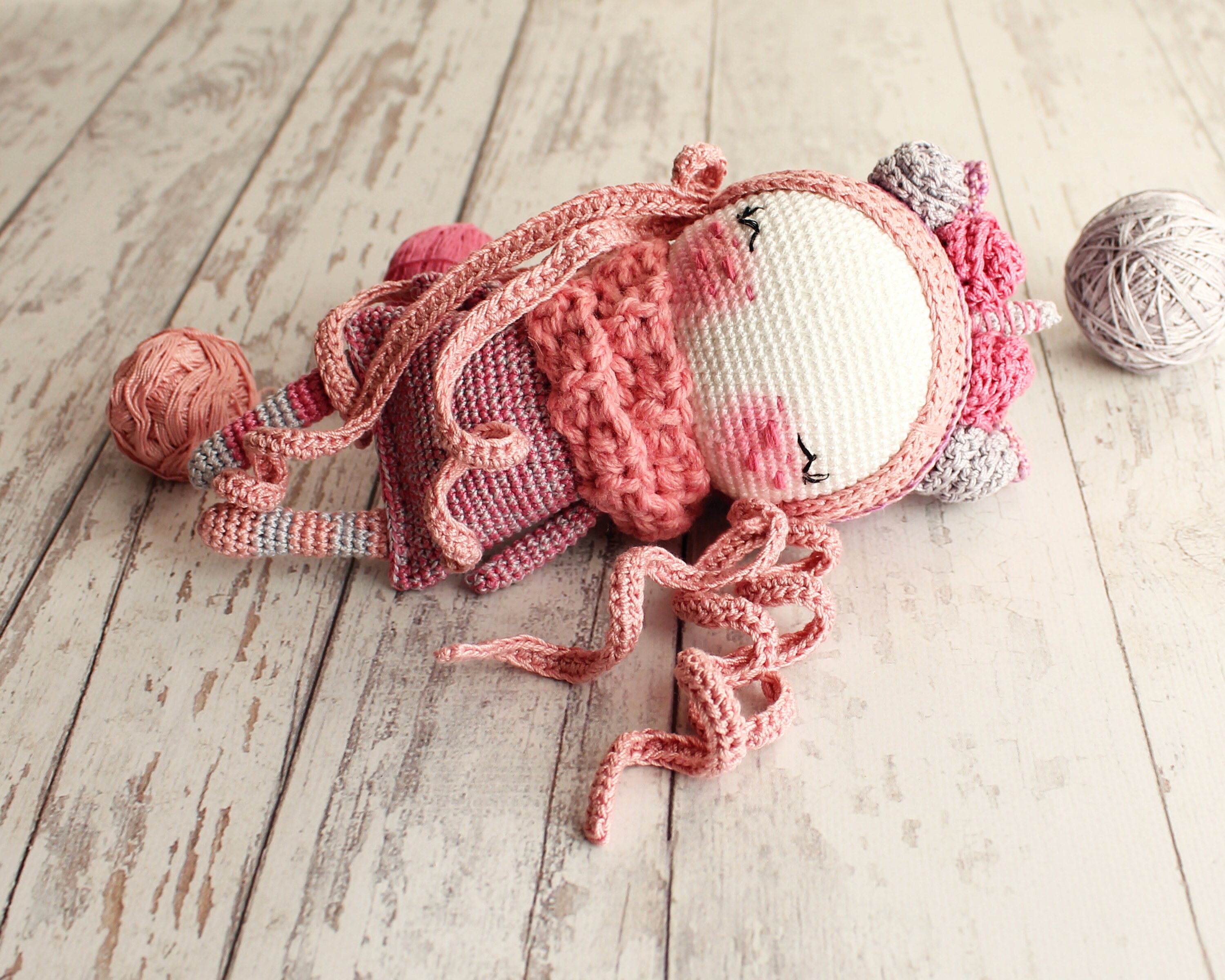PDF SET Two Amigurumi Patterns, Crochet Unicorn, Amigurumi Little Fairy ...