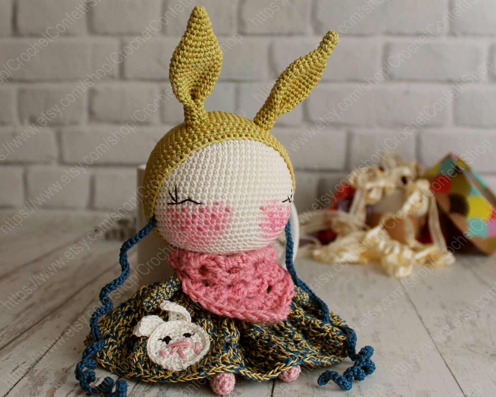 PDF Amigurumi Doll Pattern Crochet Rabbit Crochet Doll - Etsy