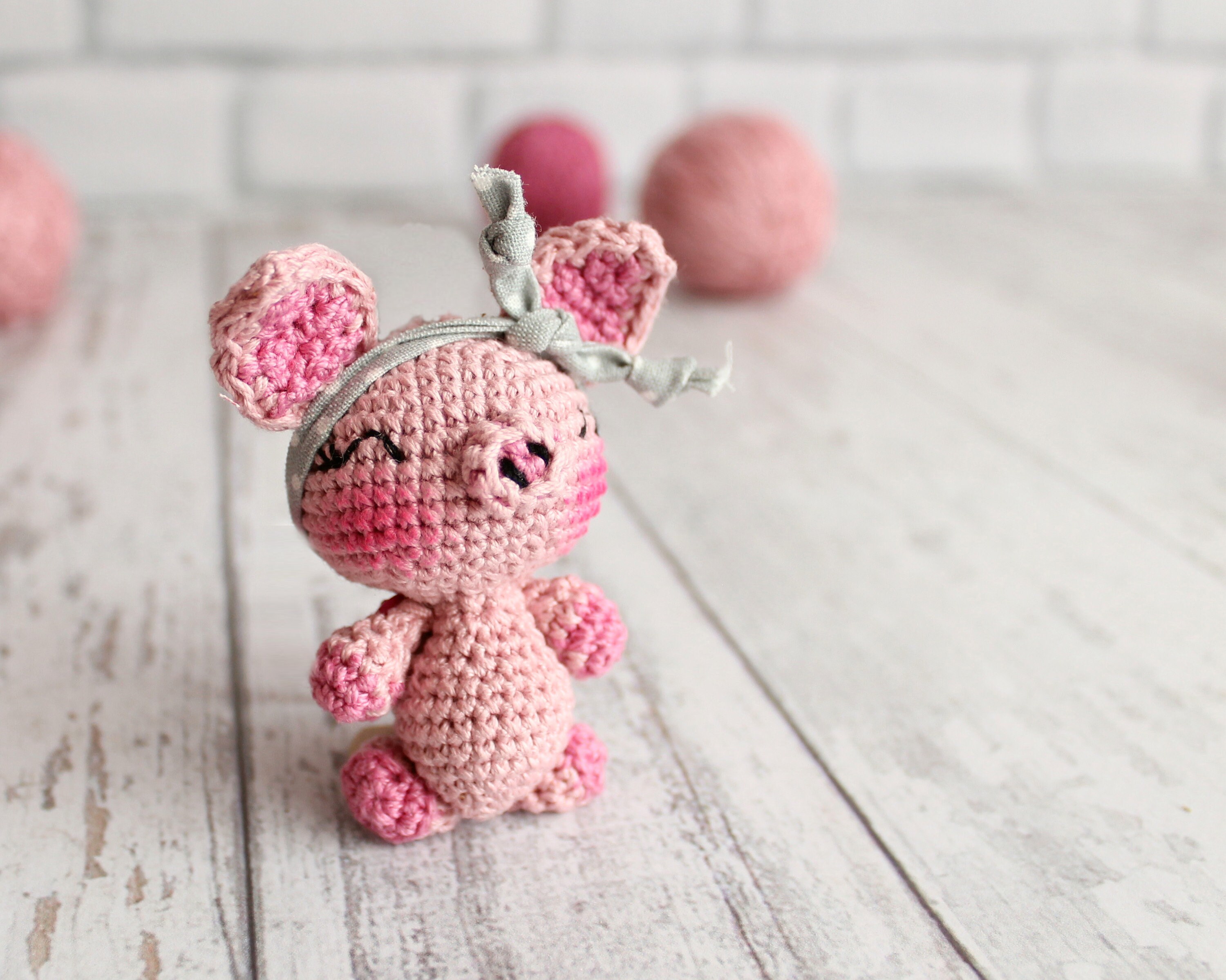 Pattern Crochet Pink Pig Crochet Amigurumi Handmade Gift | Etsy