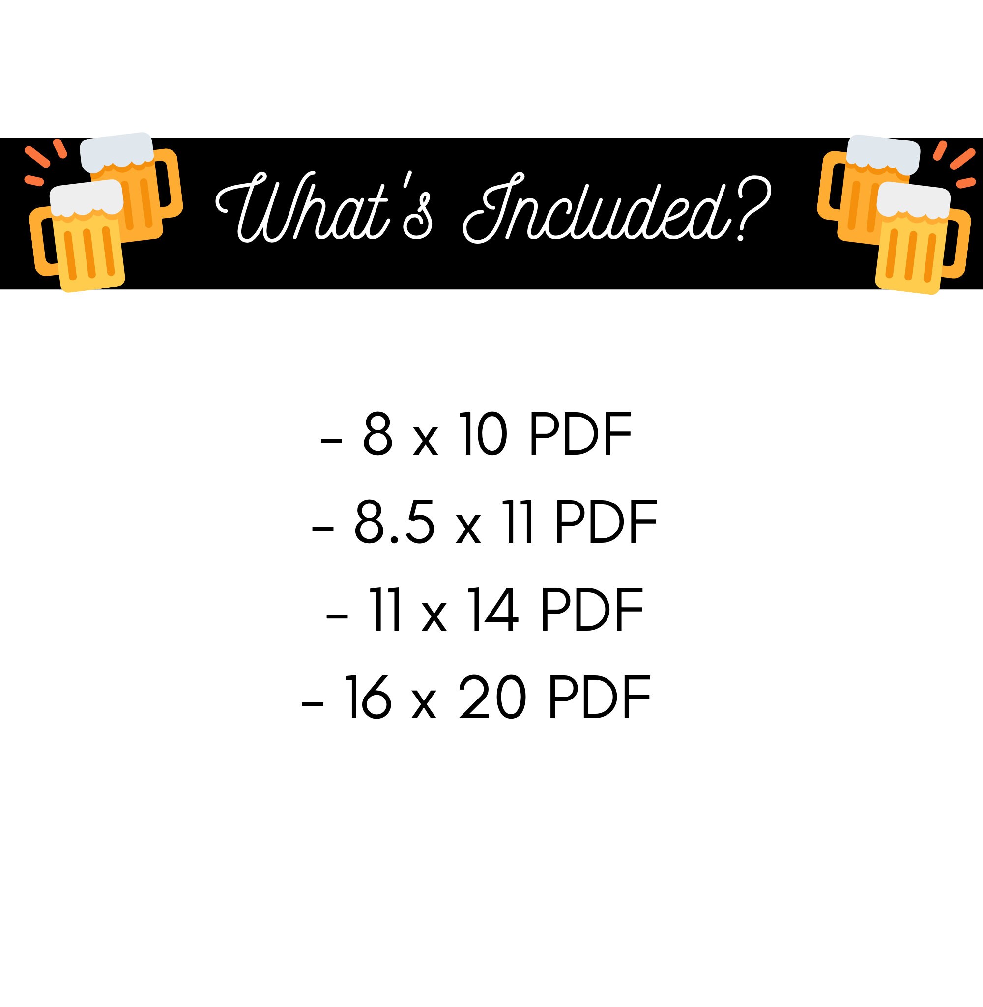 What's Your Craft Beer Name? Party Game, Birthday, Engagement Party ...