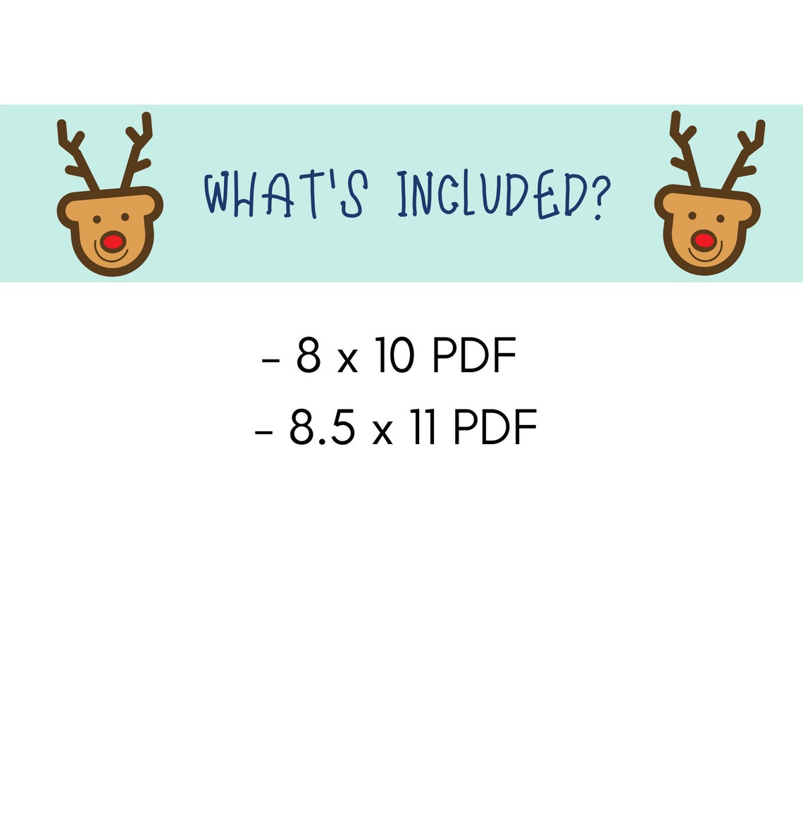 What's Your Reindeer Name Christmas Game, Party Game, Holiday Printable ...