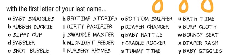 What's Your Baby Themed Craft Beer Name? Baby Shower Game, Party Game ...