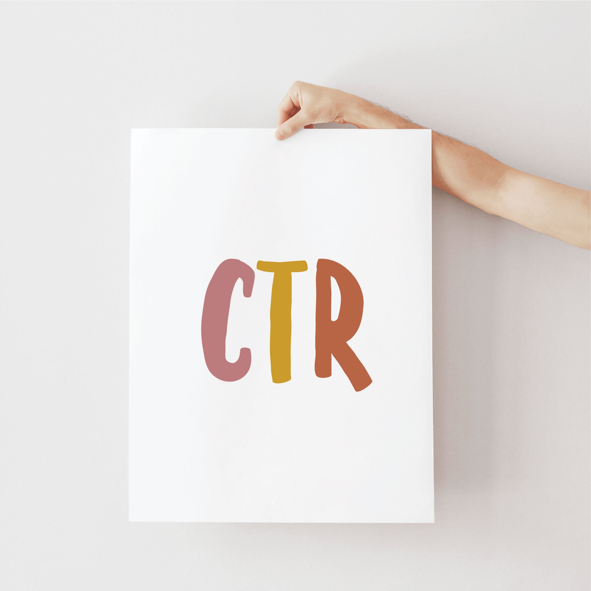 CTR Printable Choose the Right Art LDS Printable Art - Etsy