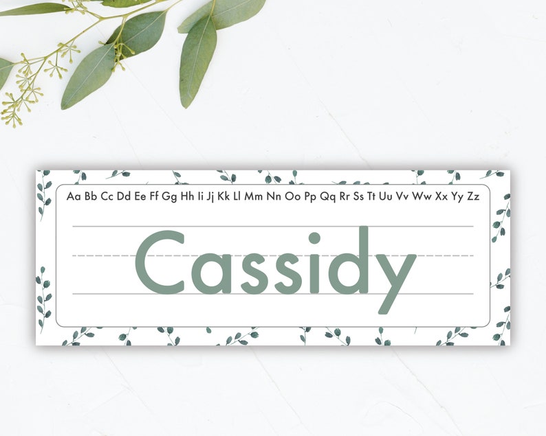 Farmhouse Classroom Name Tag School Desk Name Tags Farmhouse - Etsy