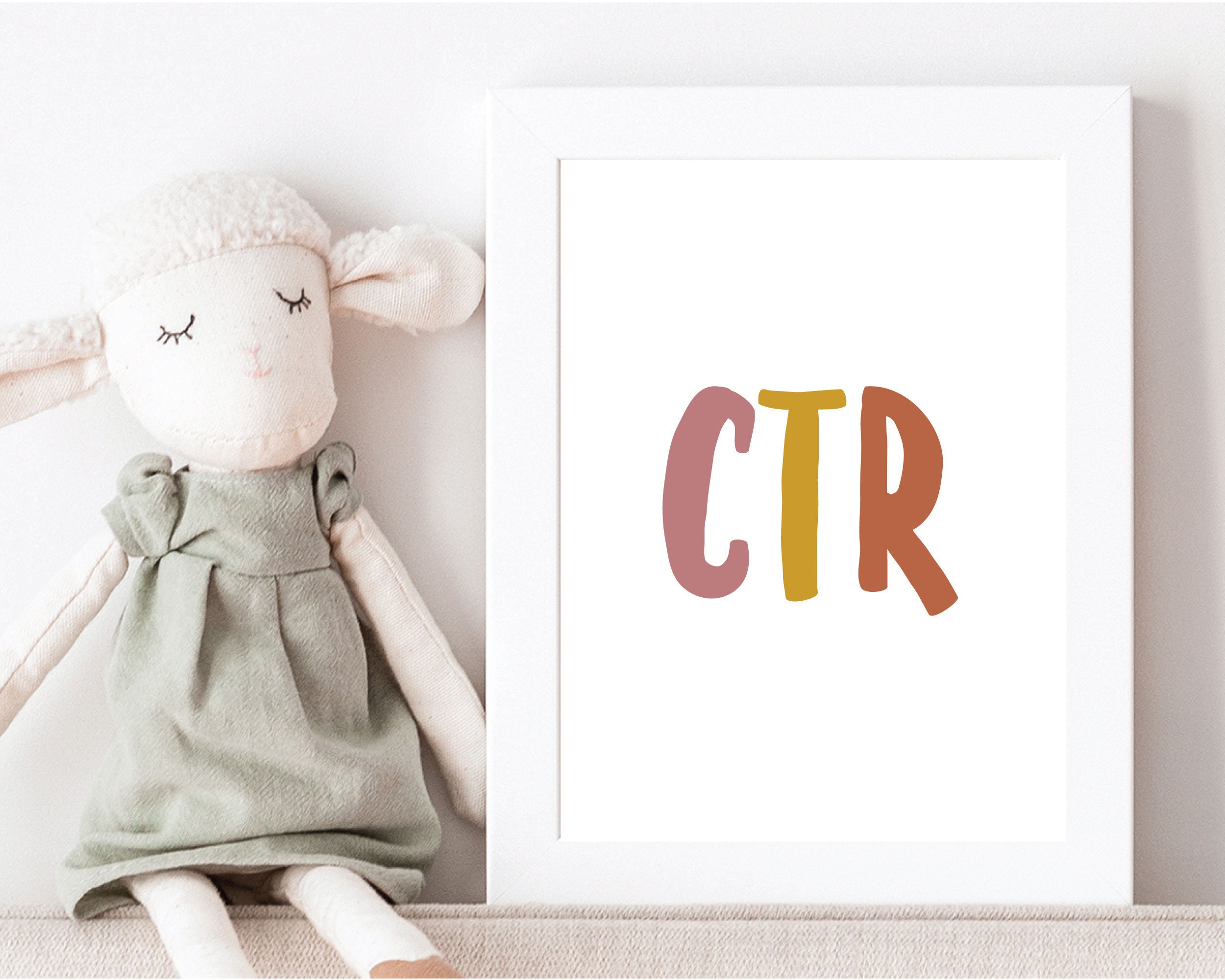 CTR Printable Choose the Right Art LDS Printable Art - Etsy