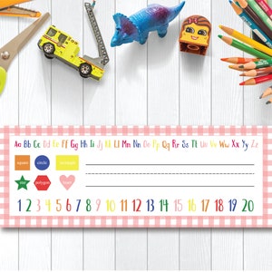 School Desk Name Tags, Back to School Supplies, Kids Name Tags, Kids ...