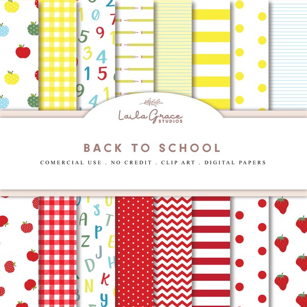 Classroom Digital Papers - Etsy