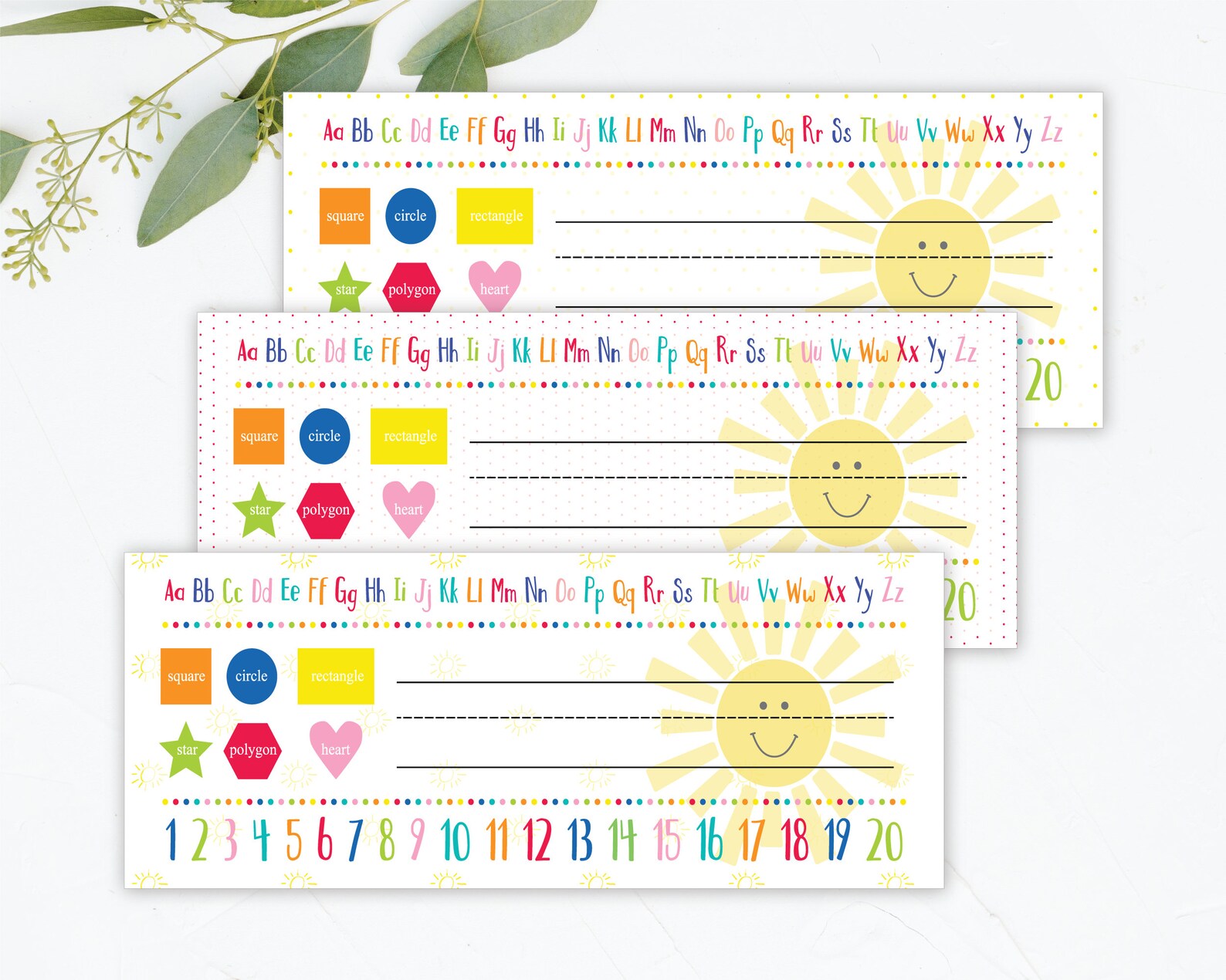 School Desk Name Tags Back to School Supplies Kids Name - Etsy